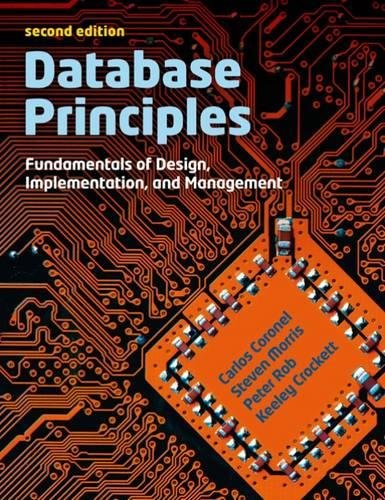 Database Principles: Fundamentals of Design, Implementations and ...