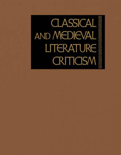 Classical and Medieval Literature Criticism, Volume 78 by Jelena O ...