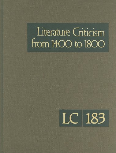 Literature Criticism from 1400 to 1800: Critical Discussion of the ...