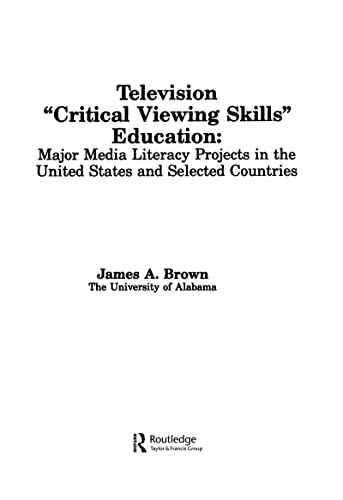 Television ',Critical Viewing Skills', Education: Major Media Literacy ...