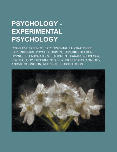 Psychology - Experimental Psychology: Cognitive Science, Experimental ...