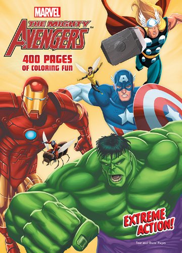 Marvel The Mighty Avengers 400 Pages of Coloring Fun by Dalmatian Press ...