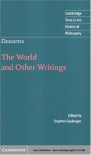 Descartes: The World and Other Writings by René Descartes | Goodreads