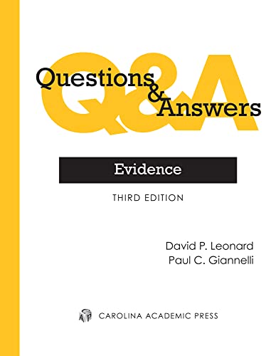 Questions & Answers: Evidence by David P. Leonard | Goodreads