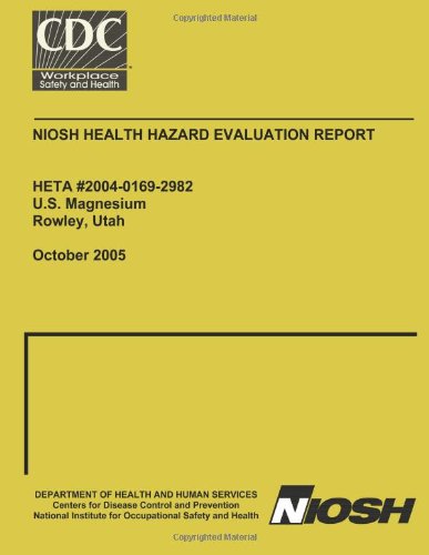 Niosh Health Hazard Evaluation Report: Heta #2004-0169-2982 U.S ...
