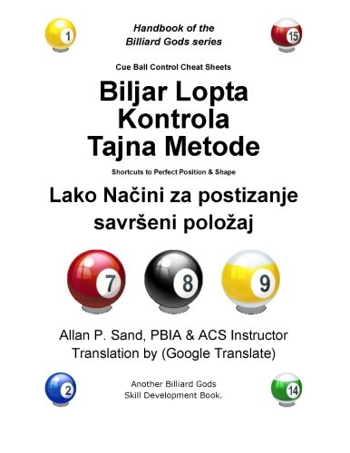 Cue Ball Control Cheat Sheets (Croatian): Shortcuts to Perfect Position ...