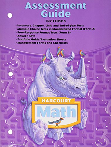 Assessment Guide: Harcourt Math Grade 4 by Harcourt | Goodreads