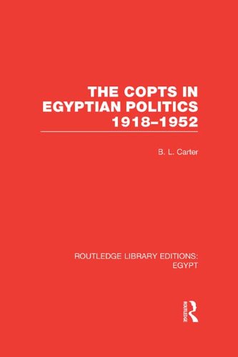 The Copts in Egyptian Politics (RLE Egypt by B.L. Carter | Goodreads