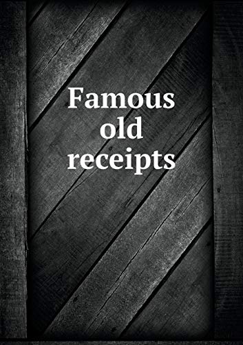 Famous old receipts by Jacqueline Harrison Smith | Goodreads