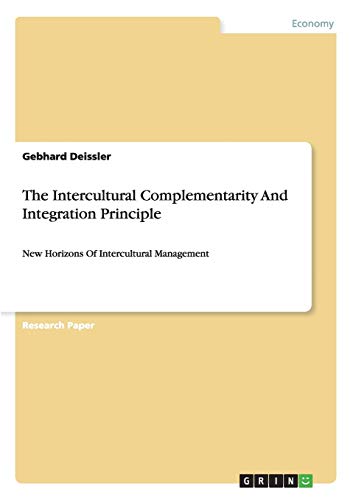 The Intercultural Complementarity And Integration Principle: New ...