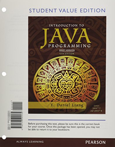 Intro to Java Programming, Brief Version by Y. Daniel Liang | Goodreads