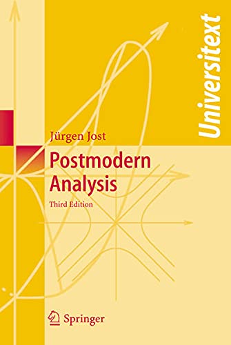 Postmodern Analysis by Jürgen Jost | Goodreads