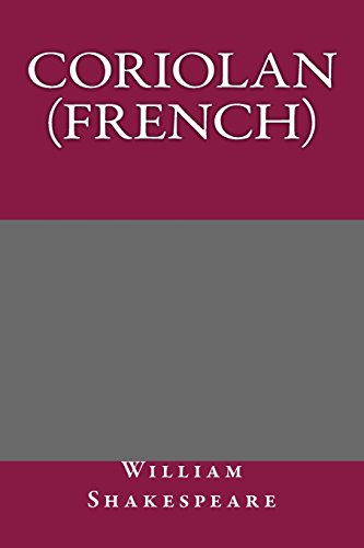 Coriolan by William Shakespeare | Goodreads