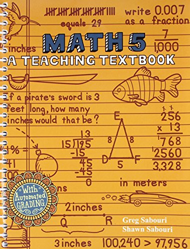 Math 5 a Teaching Textbook by Greg Sabouri | Goodreads