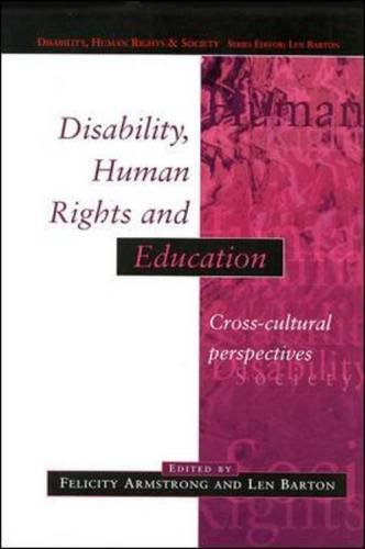 Disability, Human Rights and Education by Felicity Armstrong | Goodreads