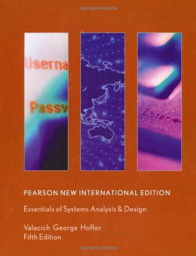 Essentials of Systems Analysis and Design: Pearson New International ...