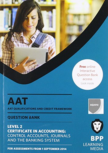 AAT Control Accounts, Journals and the Banking System: Passcards by ...