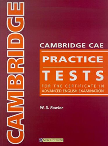 Cambridge CAE Practice Tests 1: For the Certificate in Advanced English ...