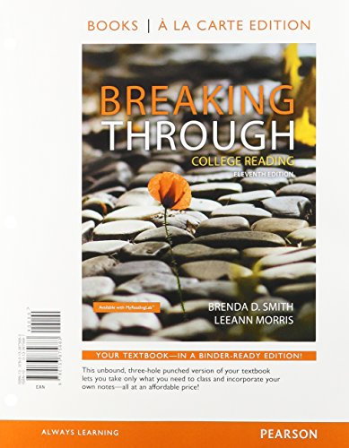 Breaking Through: College Reading [with MyReadingLab & eText Access ...