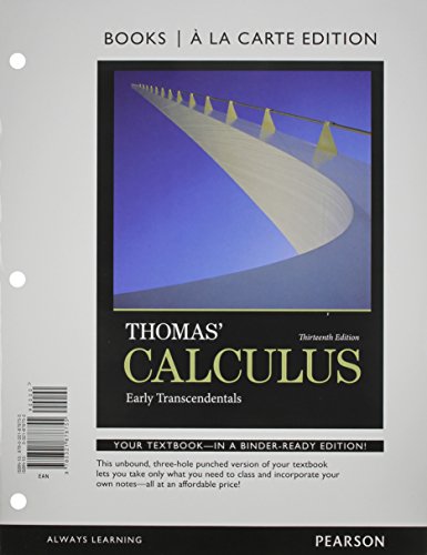 Thomas' Calculus: Early Transcendentals [with MyMathLab] by George B ...