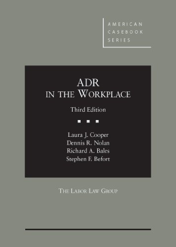 ADR in the Workplace, 3d by Laura J. Cooper | Goodreads