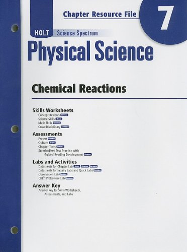 Holt Science Spectrum: Physical Science With Earth and Space Science ...