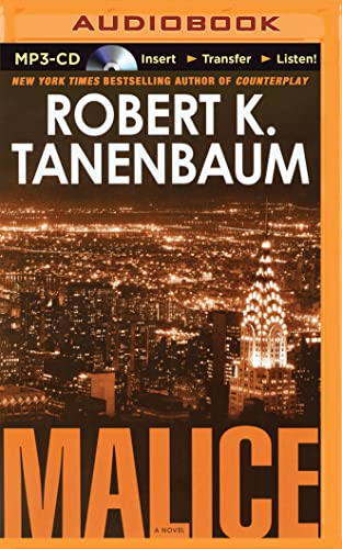 Malice (Butch Karp/Marlene Ciampi Series, 19) by Robert K. Tanenbaum ...