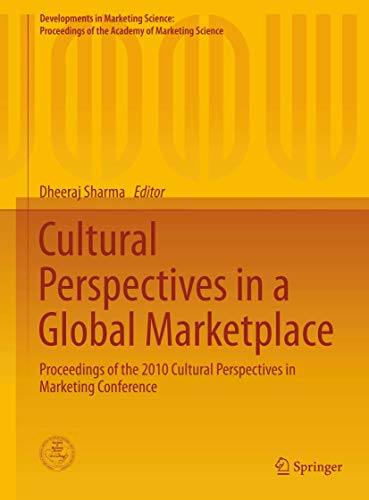 Cultural Perspectives in a Global Marketplace: Proceedings of the 2010 ...