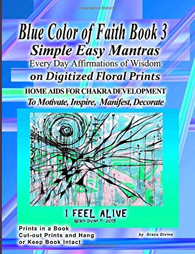 Rainbow Blue Color of Faith Simple Easy Mantras Every Day Affirmations ...