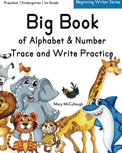 Big Book of Alphabet & Number Trace and Write Practice by Macy ...