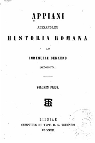 Appiani Alexandrini Historia Romana by Appian | Goodreads