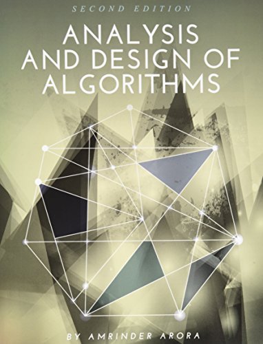 Analysis and Design of Algorithms by Amrinder Arora | Goodreads