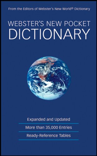 Webster's New Pocket Dictionary, Target Edition by Merriam-Webster ...
