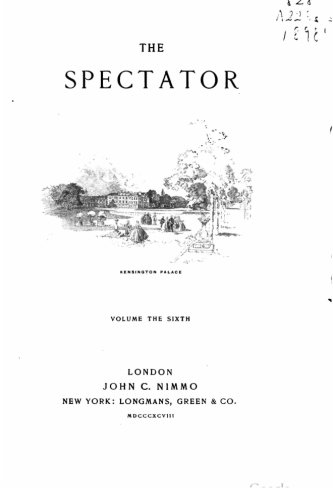 The Spectator - Vol. VI by Joseph Addison | Goodreads