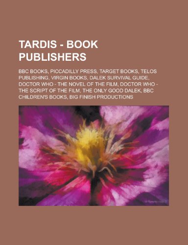 Tardis - Book Publishers: BBC Books, Piccadilly Press, Target Books ...