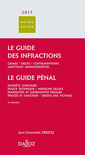 Le guide des infractions ; Le guide pénal : Crimes, délits ...