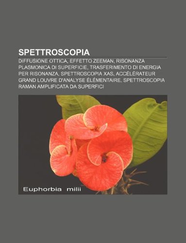 Spettroscopia: Diffusione Ottica, Effetto Zeeman, Risonanza Plasmonica ...