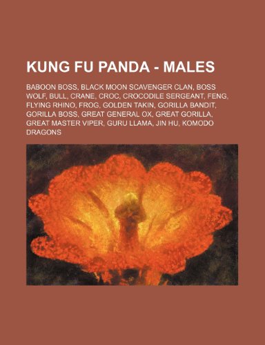 Kung Fu Panda - Males: Baboon Boss, Black Moon Scavenger Clan, Boss ...