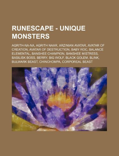Runescape - Unique Monsters: Agrith-Na-Na, Agrith Naar, Arzinian Avatar ...