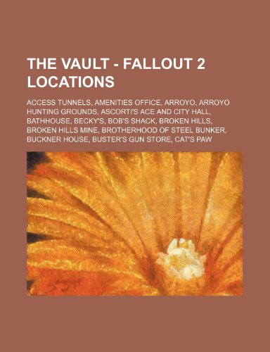 The Vault - Fallout 2 Locations: Access Tunnels, Amenities Office ...