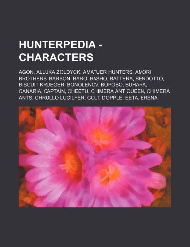 Hunterpedia - Characters: Agon, Alluka Zoldyck, Amatuer Hunters, Amori ...