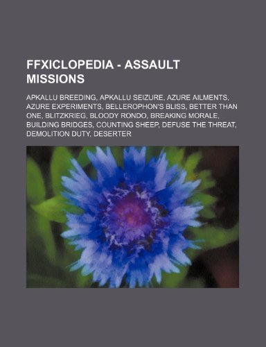 Ffxiclopedia - Assault Missions: Apkallu Breeding, Apkallu Seizure ...