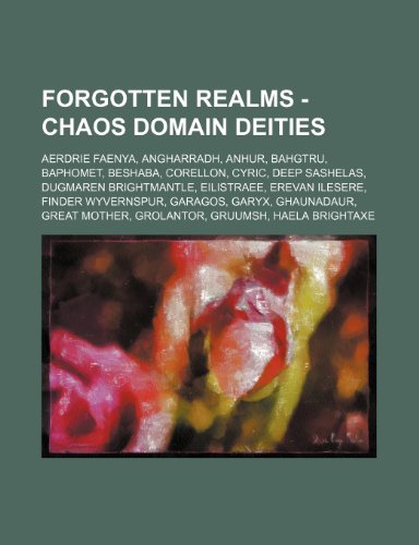 Forgotten Realms - Chaos Domain Deities: Aerdrie Faenya, Angharradh ...