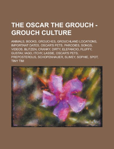 The Oscar the Grouch - Grouch Culture: Animals, Books, Grouches ...