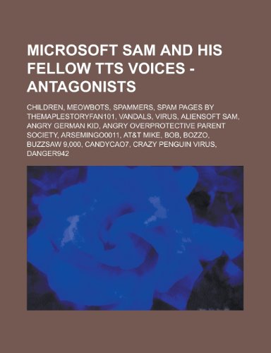 Microsoft Sam and His Fellow Tts Voices - Antagonists: Children ...