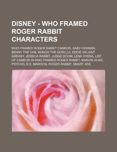 Disney - Who Framed Roger Rabbit Characters: Who Framed Roger Rabbit ...