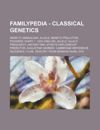 Familypedia - Classical Genetics: Genetic Genealogy, Allele, Genetic ...