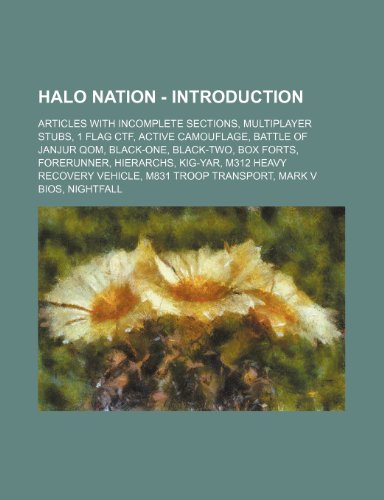 Halo Nation - Introduction: Articles with Incomplete Sections ...