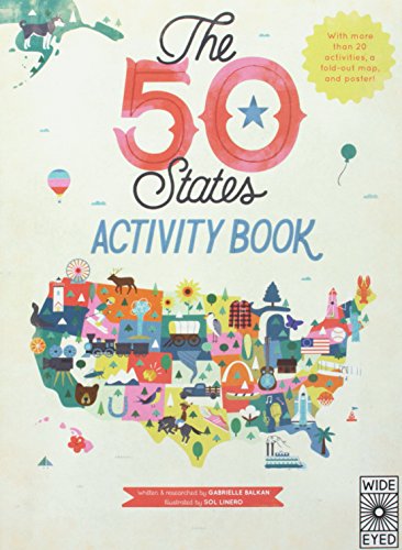 The 50 States: Activity Book - Custom: Maps of the 50 States of the USA ...