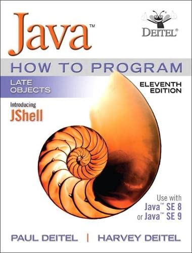 Java How To Program, Late Objects by Paul J. Deitel | Goodreads